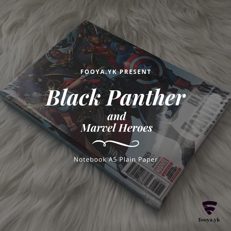 Jual Notebook "Black Panther and Marvel Heroes" (READY STOCK) | Shopee ...