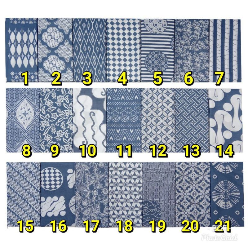 Jual kain batik parang indigo batik printing garutan murah batik kotak ...