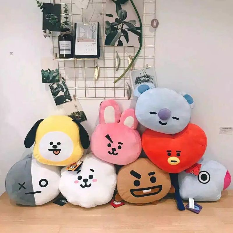 Jual Bantal karakter Lucu BT21//Bantal santai//hiasan rumah | Shopee ...