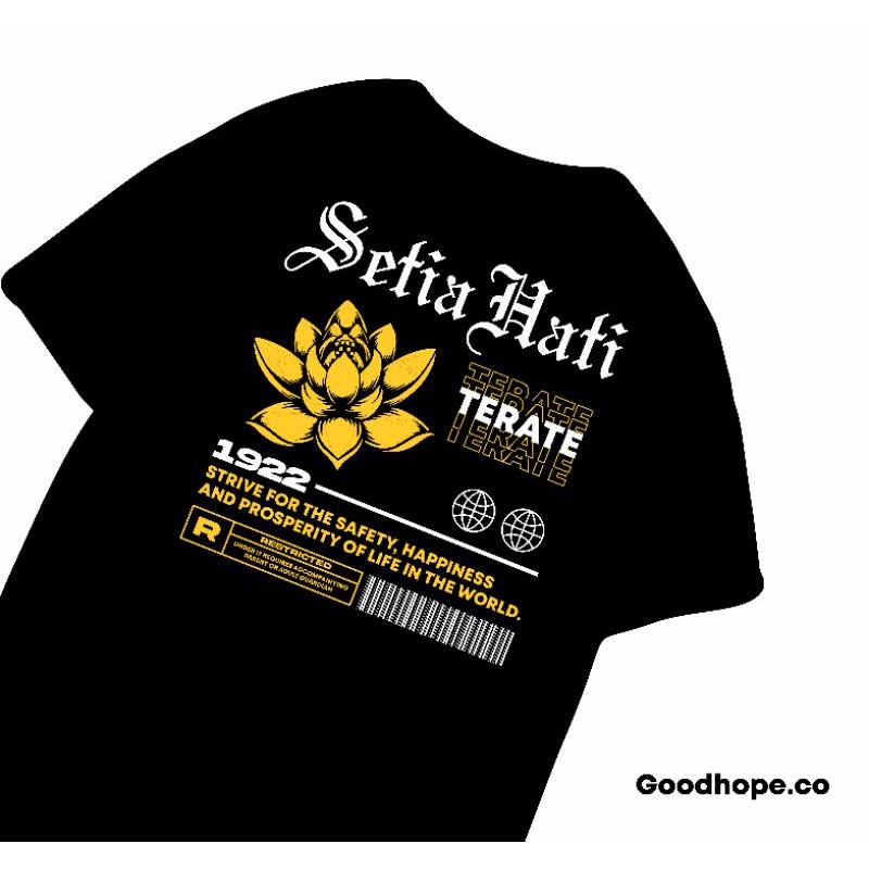 Jual KAOS TERATE SATU ABAD STREETWEAR | KAOS TERATE | KAOS PSHT ...