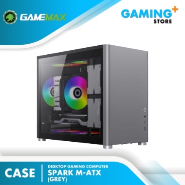 Jual Spark Grey GameMax M-ATX Desktop Gaming Computer Case | Shopee Indonesia