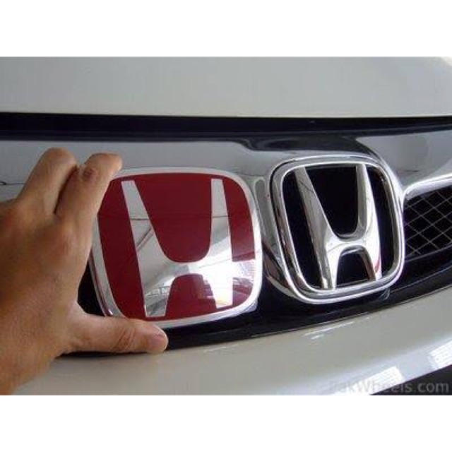 Jual Emblem merah Brio,CRV RE RM RW, BRV, Mobilio, Jazz GD3 GE8 GK5 Red ...
