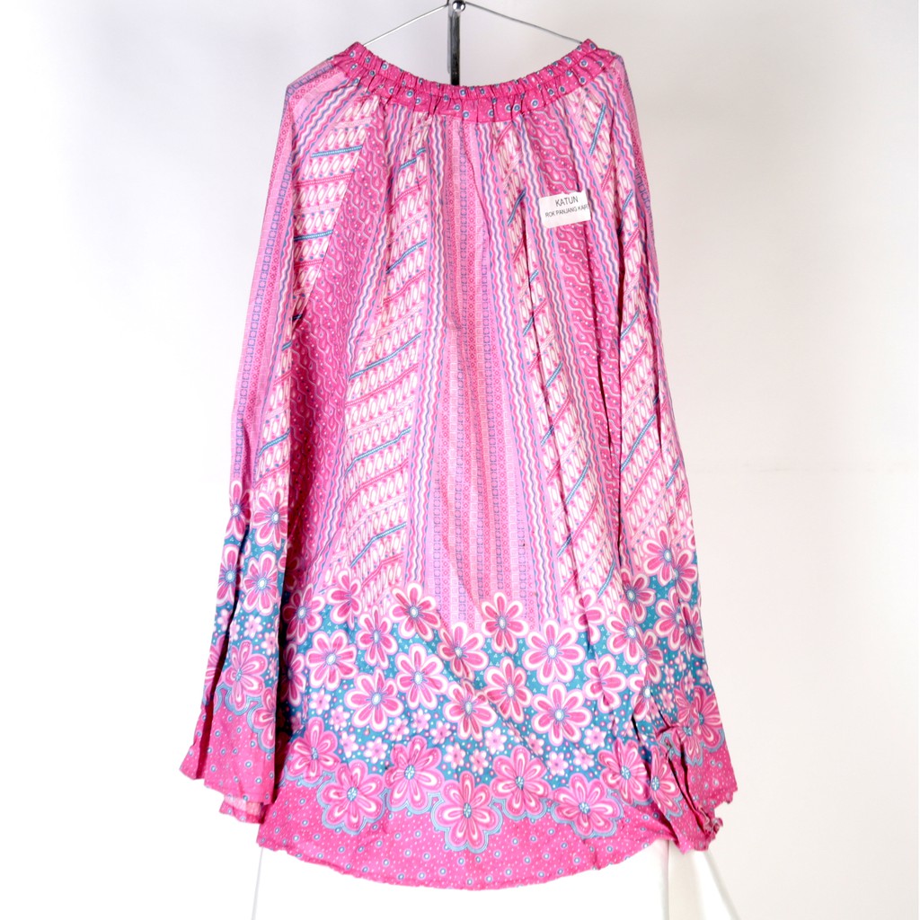 Jual Rok Batik Warna Pastel Pink Biru | Shopee Indonesia