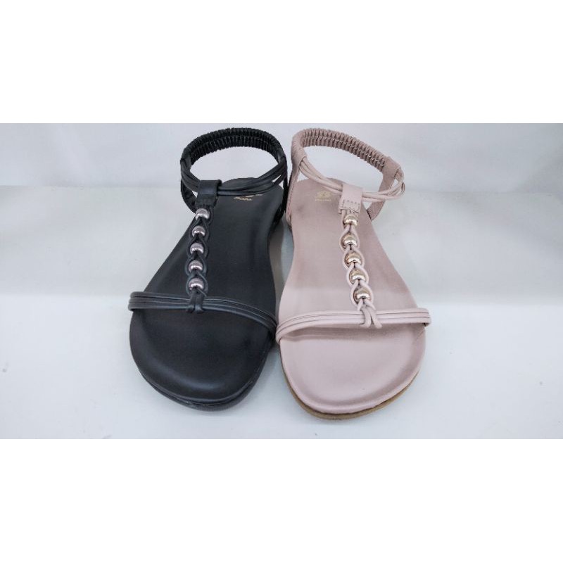 Jual Sandal Flat Tali Wanita Bata Original | Shopee Indonesia