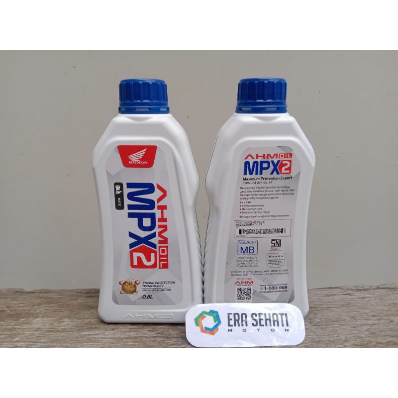 Jual "OLI MPX 2 METIK 800ml AHM OIL MATIC MPX2 0,8SAE 10W-30 SL JASO MS ...