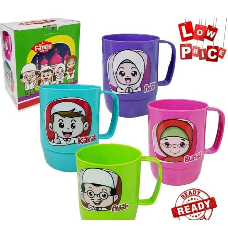 Jual GELAS SET FAMILY | Shopee Indonesia