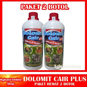 Jual Paket Hemat Dolomit Cair Plus 2 Botol Kemasan 1 Liter Penetral Ph ...