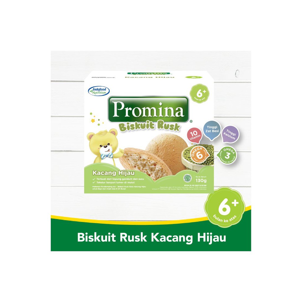 Jual Promina Biskuit Baby RUSK 130 gr | Shopee Indonesia
