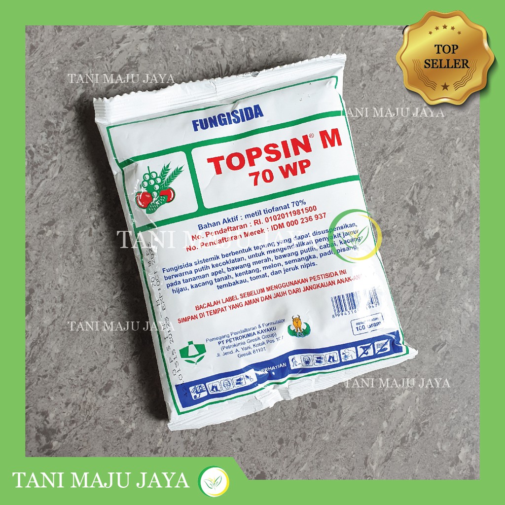 Jual Fungisida Topsin M 70WP 100 Gram Obat Pembasmi Hama Anti Jamur ...