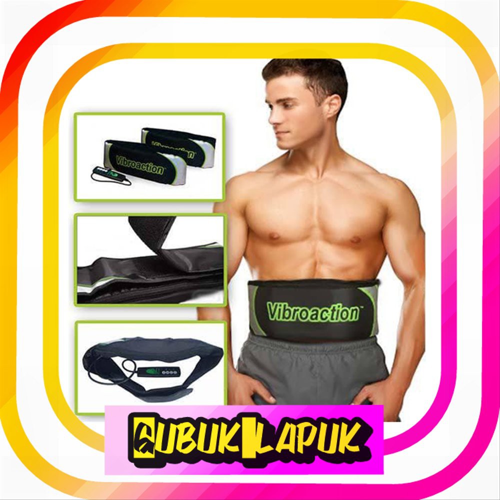 Jual Sabuk Terapi Pinggang Vibroaction Slimming Belt Sabuk Getar Alat ...