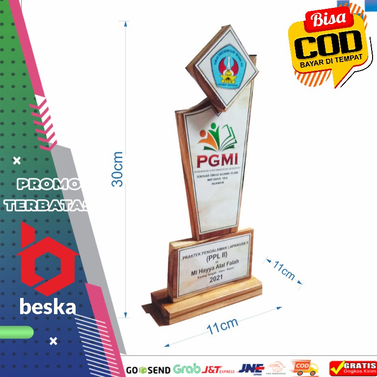 Jual Piala Kayu Tropi Kayu Trophy Kayu | Shopee Indonesia