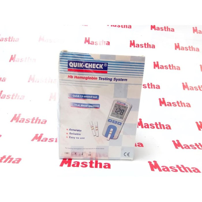 Jual Alat Cek Up Tes Test Hemoglobin HB Quik-Check Cek Testing System ...