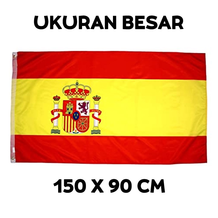 Jual Bendera Spanyol ukuran besar - Spain Flag | Shopee Indonesia