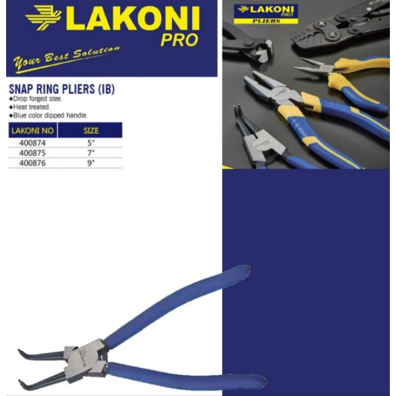 Jual Tang Ring 7" ( IB ) Snap Ring Pliers LAKONI PRO 400875 | Shopee ...