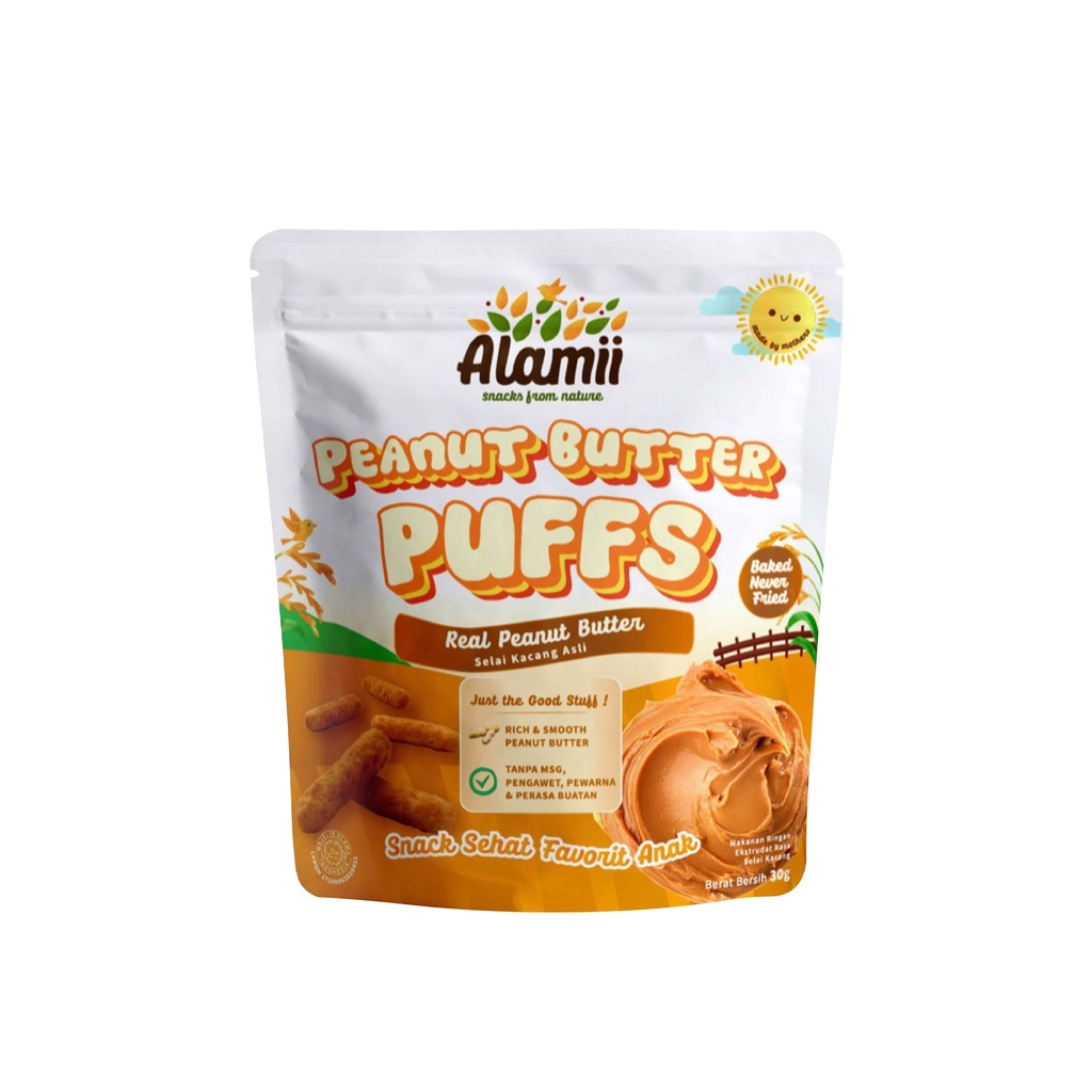 Jual Alamii Puffs Alamii Puff 30gr - Snack Bayi Biscuit Bayi Cemilan ...