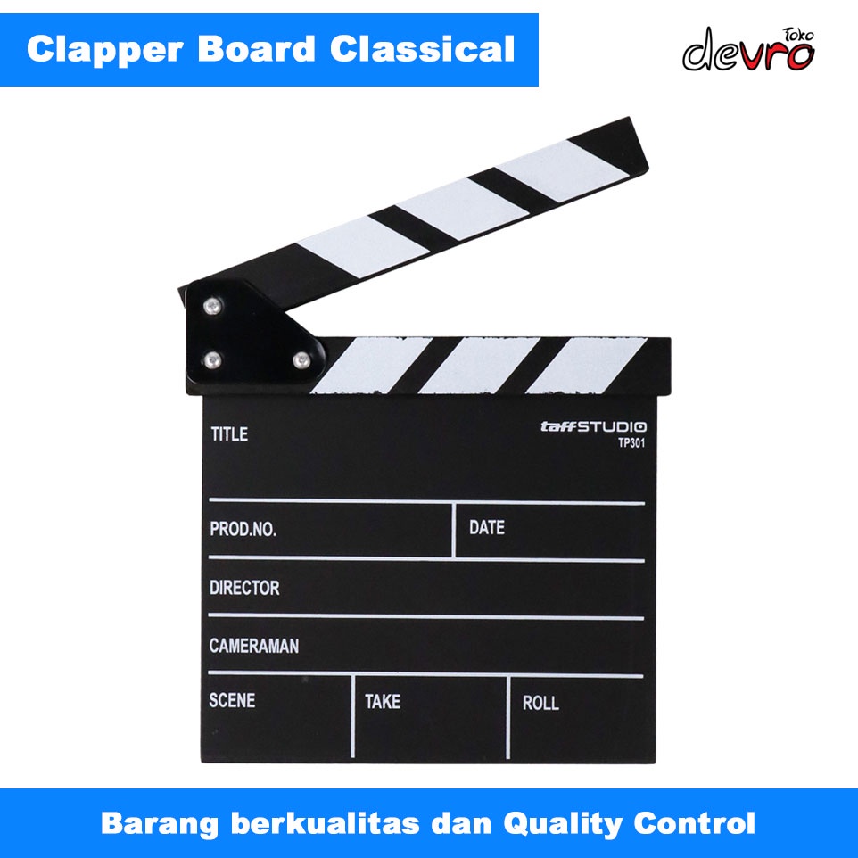 Jual Profesional Clapper Board Classical Movie Film - TaffSTUDIO TP301 ...