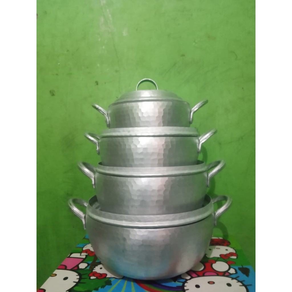 Jual panci sayur satu set asli garut isi 4pc | Shopee Indonesia