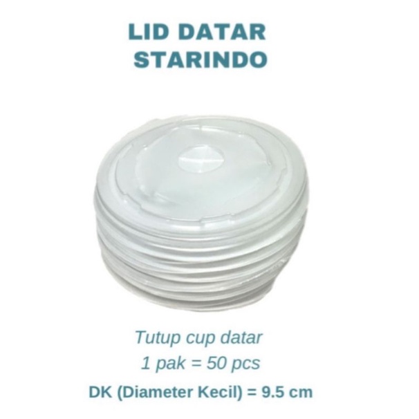 Jual Tutup cup gelas(LID STARINDO Datar) | Shopee Indonesia