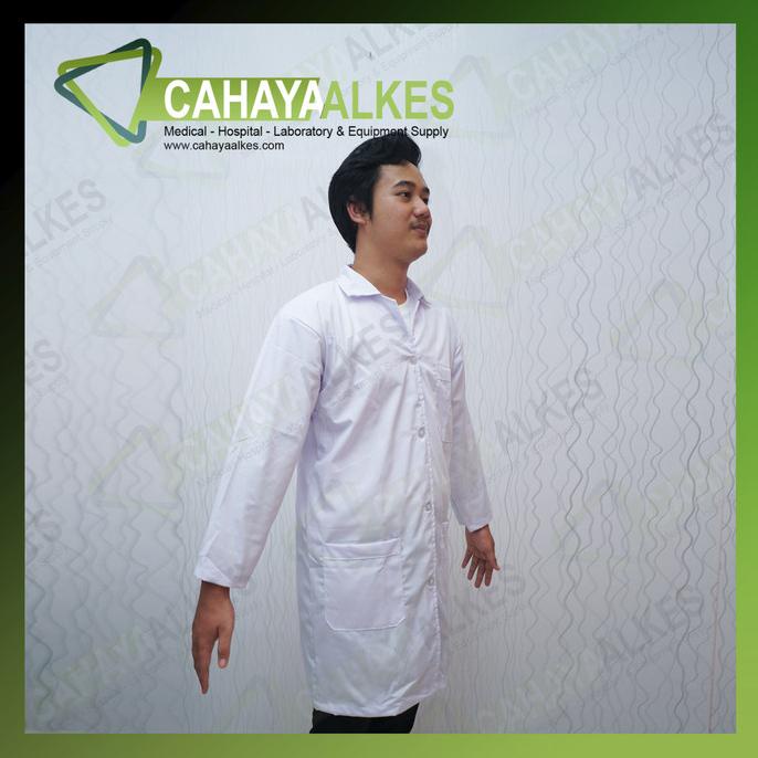 Jual Jas Laboratorium Lengan Panjang | Baju Seragam Lab Ukuran XXL ...