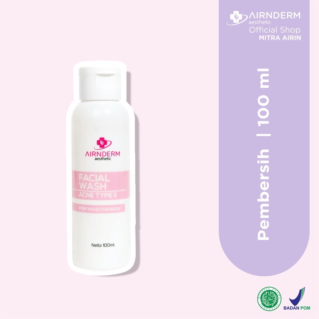 Jual Airin Facial Wash Acne Type 2 Airnderm Aesthetic (by AIRIN BEAUTY ...