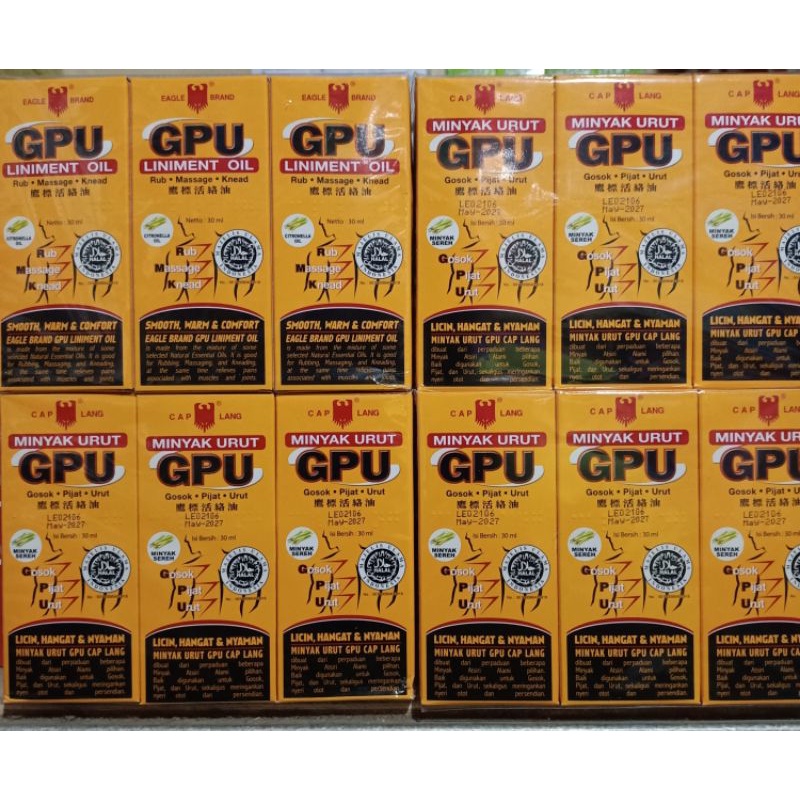 Jual GPU cap Lang Minyak Urut 30ml | Shopee Indonesia
