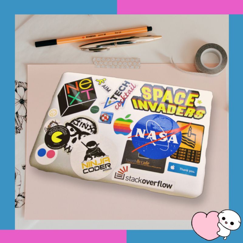 Jual stiker aesthetic laptop stiker aesthetic | Shopee Indonesia