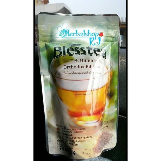 Jual Blesstea Refill isi 70gr (PRODUK TEH HITAM TERBAIK) | Shopee Indonesia