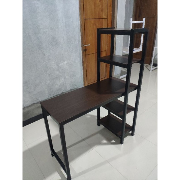Jual MEJA BELAJAR, MEJA KANTOR, MEJA RAK RANGKA BESI | Shopee Indonesia