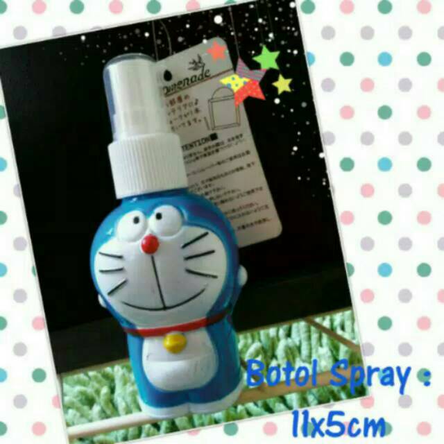 Jual Botol Spray Mini Character DORAEMON - KEROPPI - SPONGEBOB ...