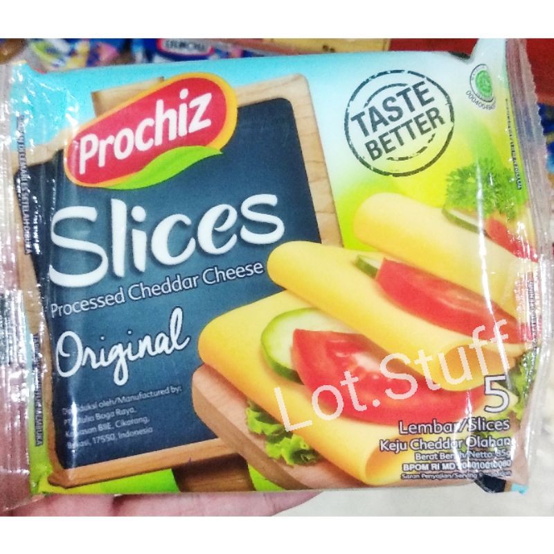 Jual Keju Prochiz/Lembaran/Slices Original dan Gold isi 5 Lembar ...