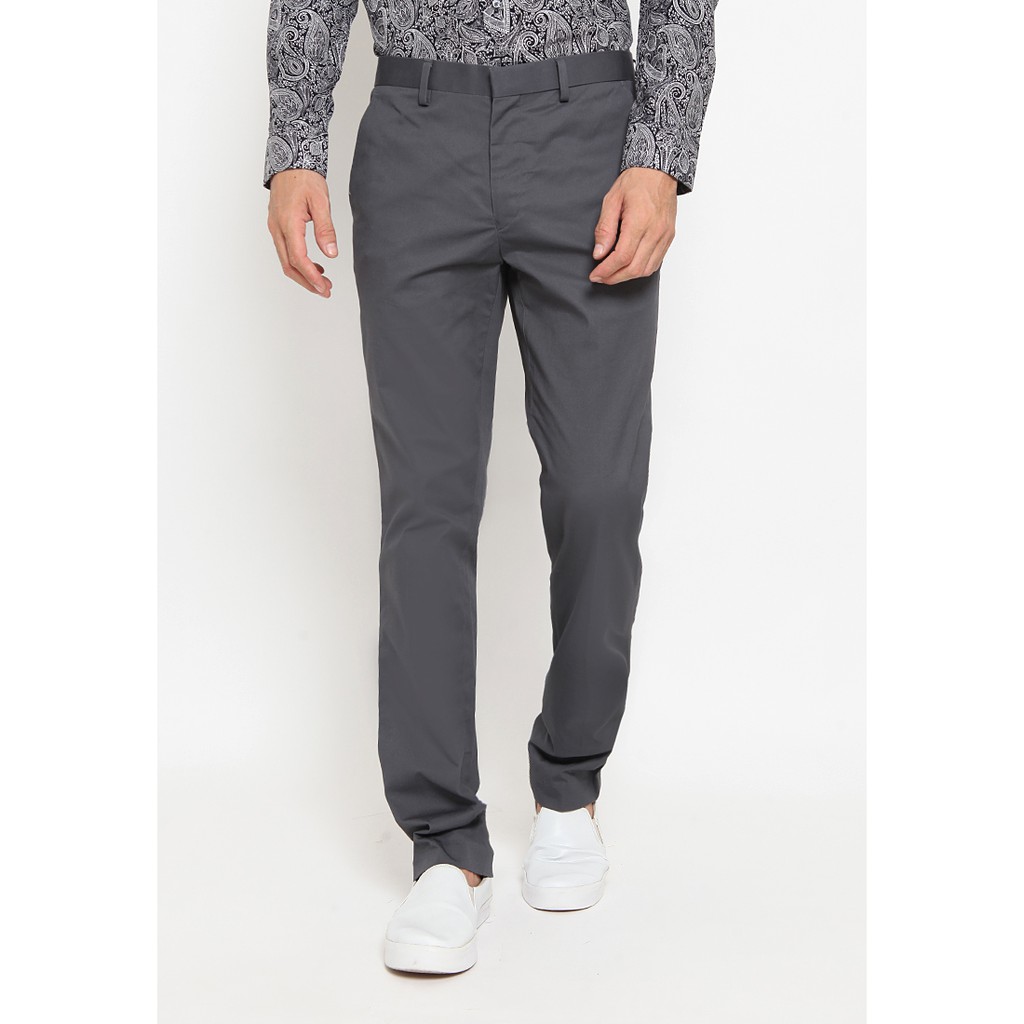 Jual The Executive Slim Fit Long Pants 1-LPIBSC519O054 Dark Grey ...