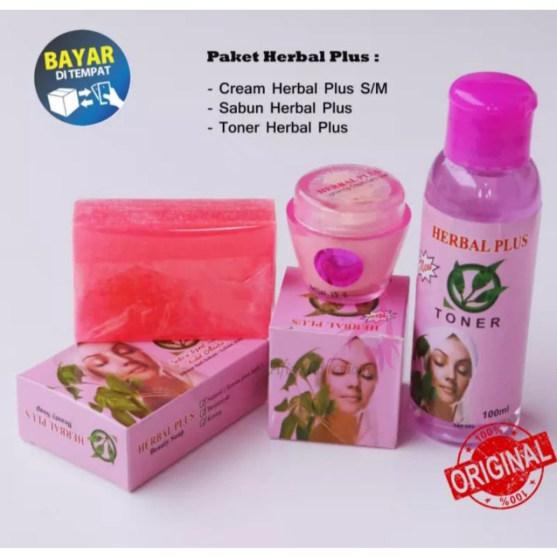 Jual Cream Herbal Plus | Shopee Indonesia