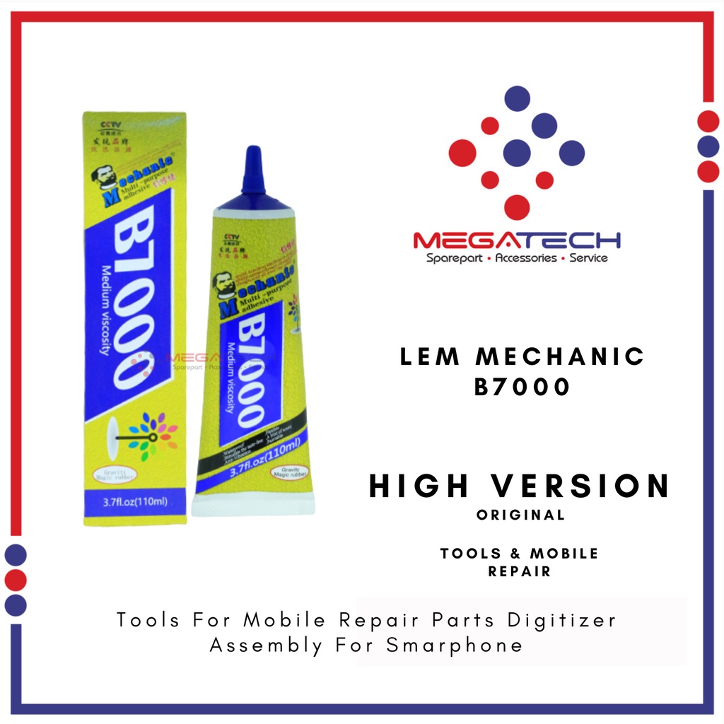 Jual Lem B 7000 / Lem Touchscreen B7000 Isi 110 ML | Shopee Indonesia