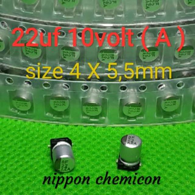 Jual Solid kapasitor capasitor elko elco SMD 22uf 10v 22 uf 10volt High ...