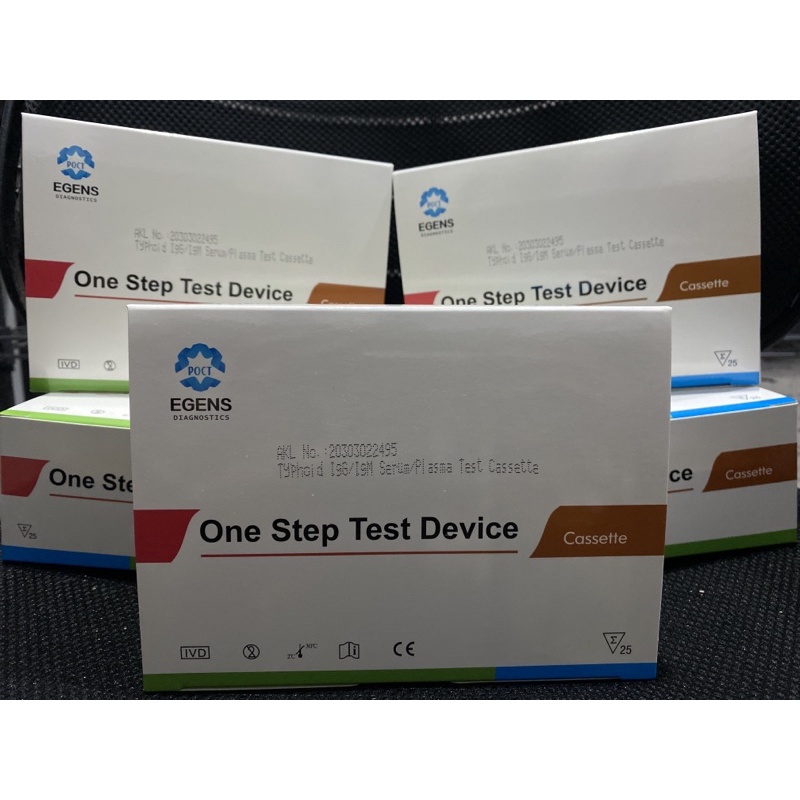 Jual Typhoid cassette egens isi 25 test | Shopee Indonesia