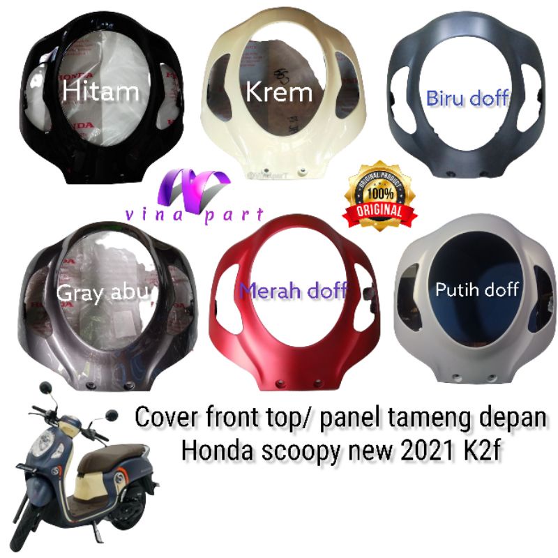 Jual cover front top tameng panel body depan scoopy new 2021 2022 2023 ...