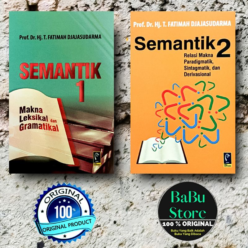 Jual Paket Lengkap Buku Semantik 1&2 - T Fatimah Djajasudarma - Refika ORIGINAL | Shopee Indonesia