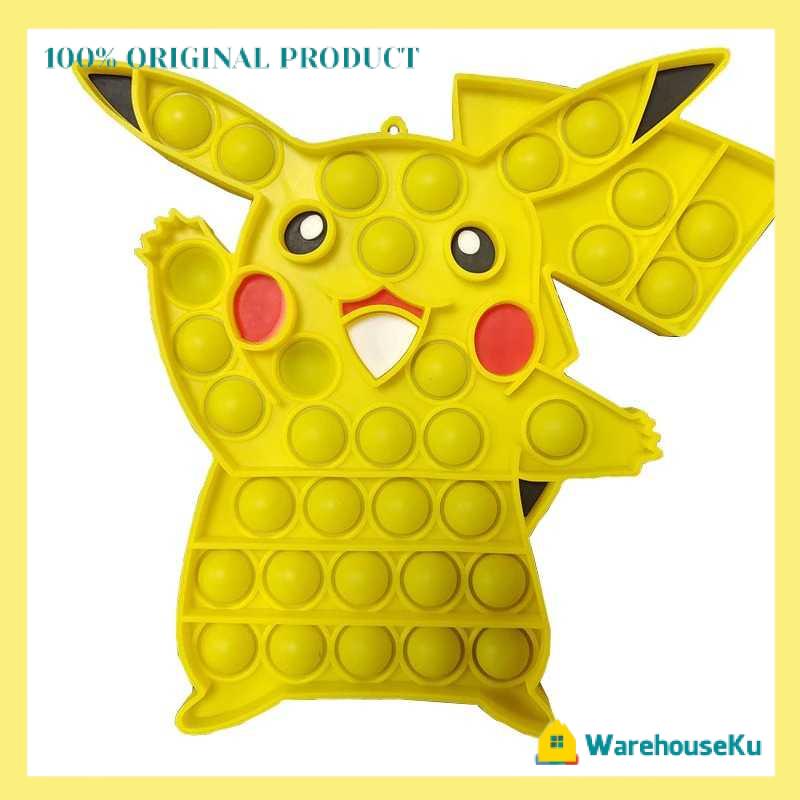 Jual Mainan Pokemon Pop It Fidget Toys Stress Pikachu - ORIGINAL ...