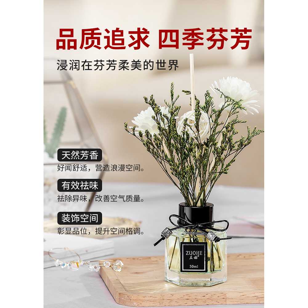 Jual Parfum Ruangan Aroma Diffuser Reed Rattan Sticks 50ml Desain Unik ...
