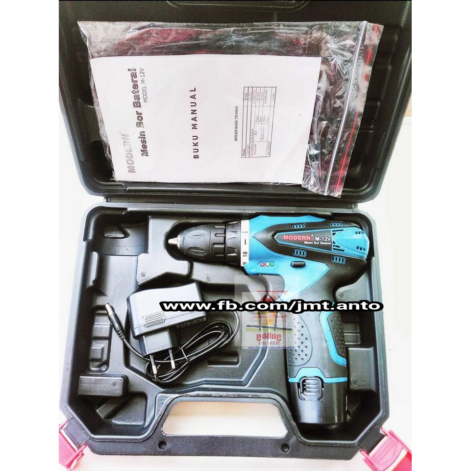Jual Bor charger drill modern 12v cordless Limited | Shopee Indonesia