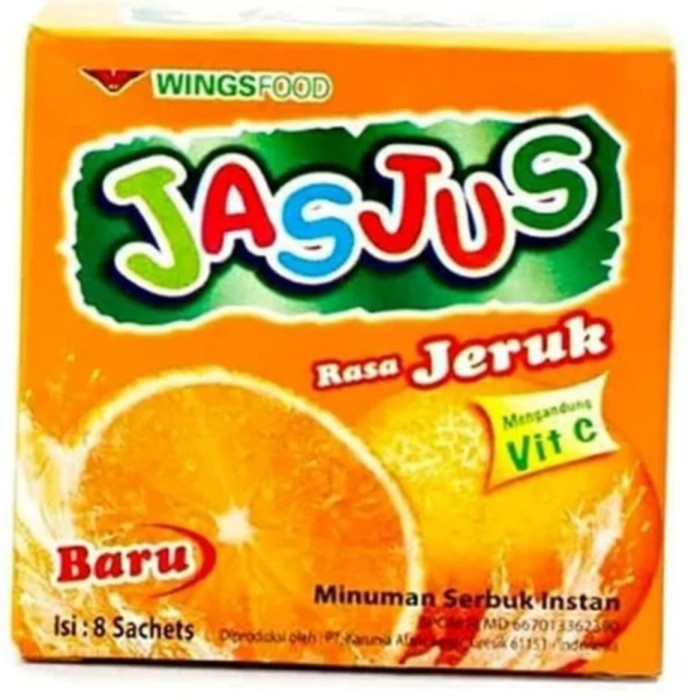 Jual Jasjus Rasa Jeruk 1 Renteng Isi 10 Pcs - Serbuk Minuman | Shopee ...