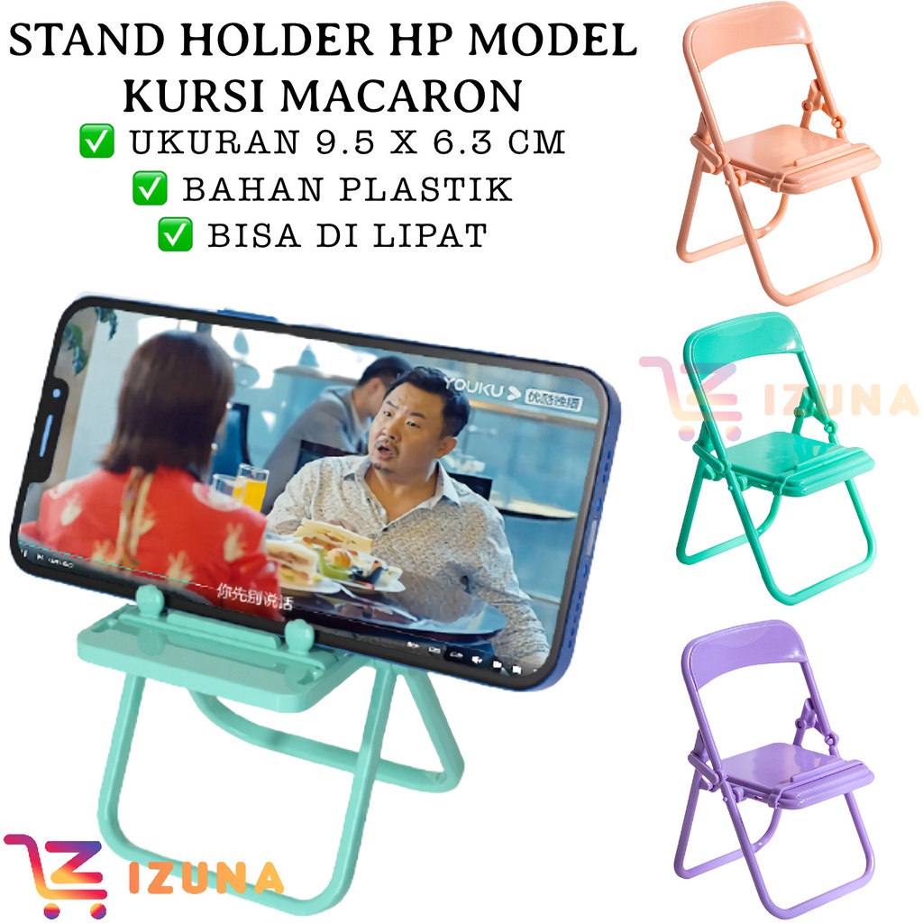 Jual [IZUNA] STAND HOLDER HP MACARON MODEL KURSI / KURSI HP MACARON ...