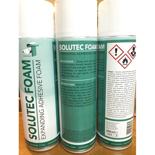 Jual foam expanding polyurethane adhesive solutec,busa filling ...