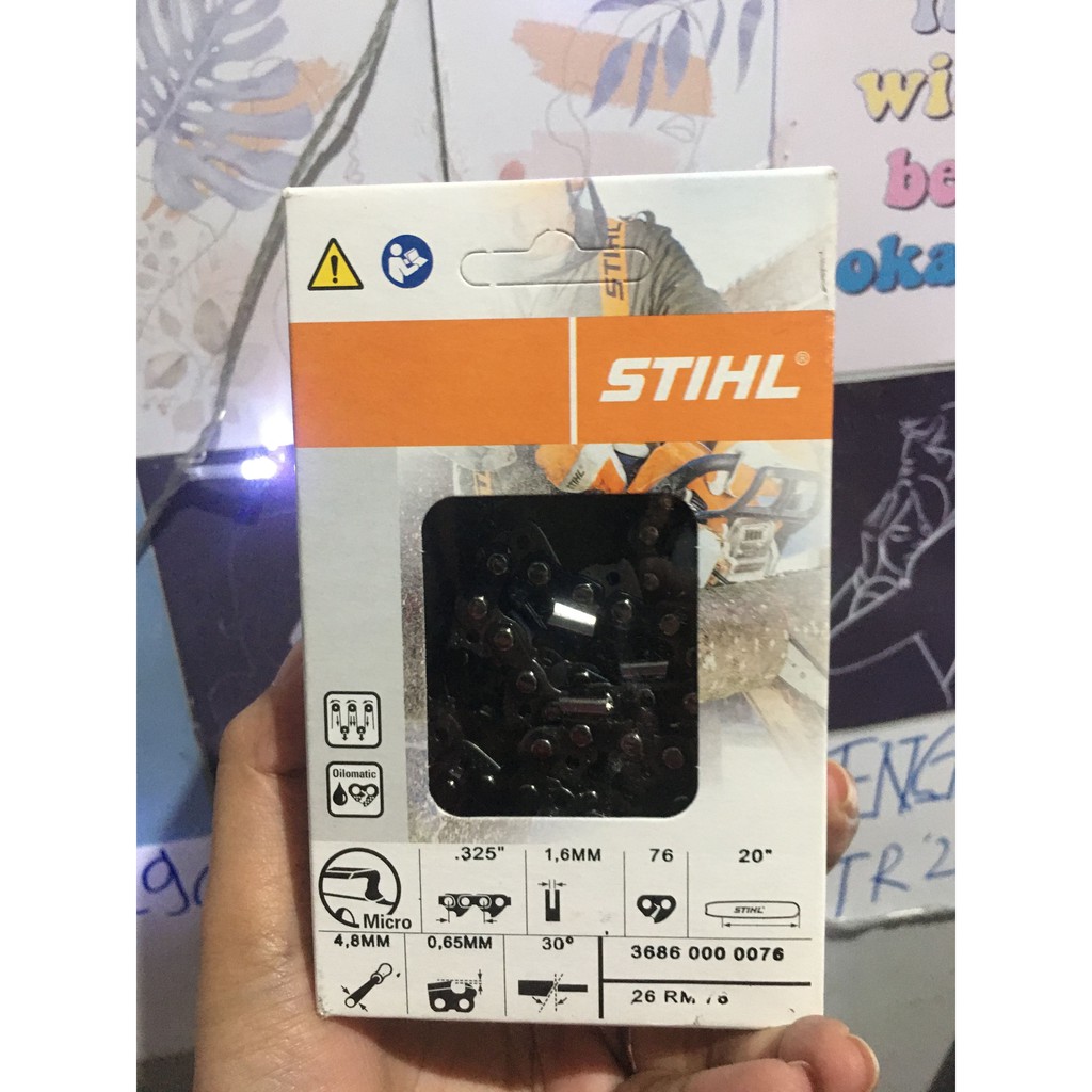 Jual Rantai Potong Chain Saw STIHL MS 250 20 Inchi 38T - Sparepart Chainsaw ORIGINAL | Shopee ...