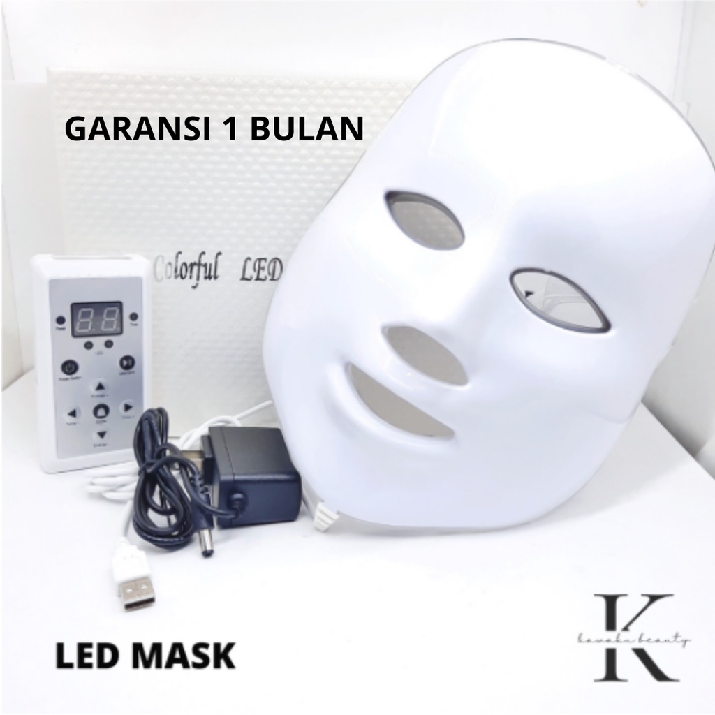 Jual MASKER FACIAL PDT Topeng LED Photon 7 Warna / LED MASK | Shopee Indonesia