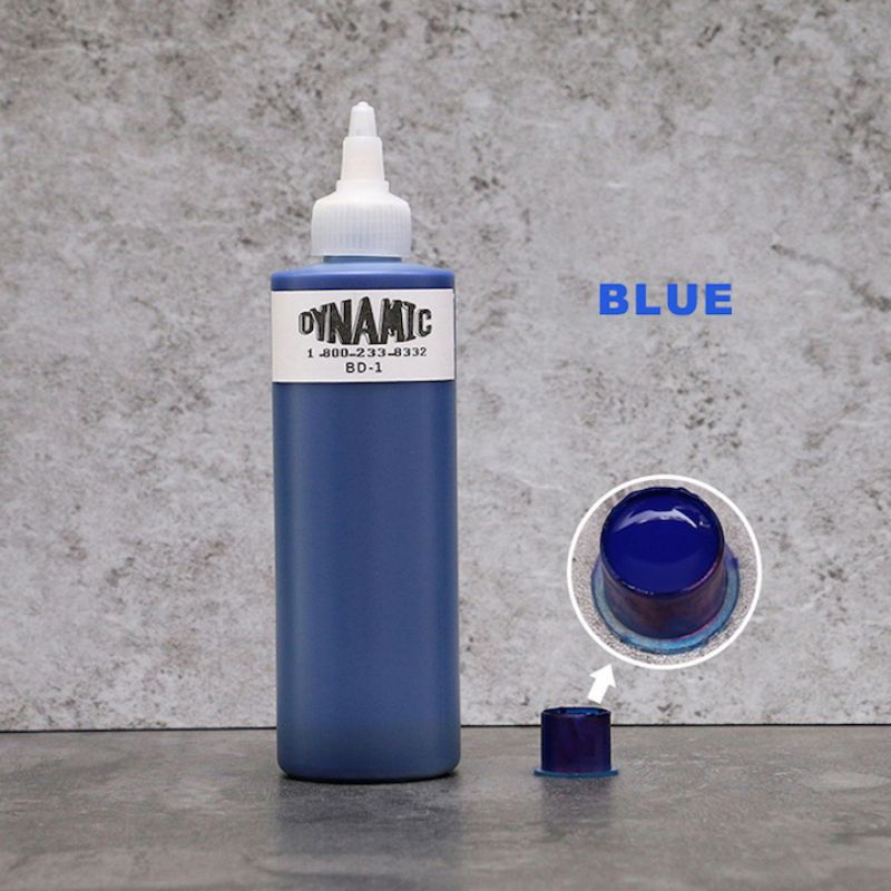 Jual tinta tato dynamic biru/ink tattoo blue | Shopee Indonesia