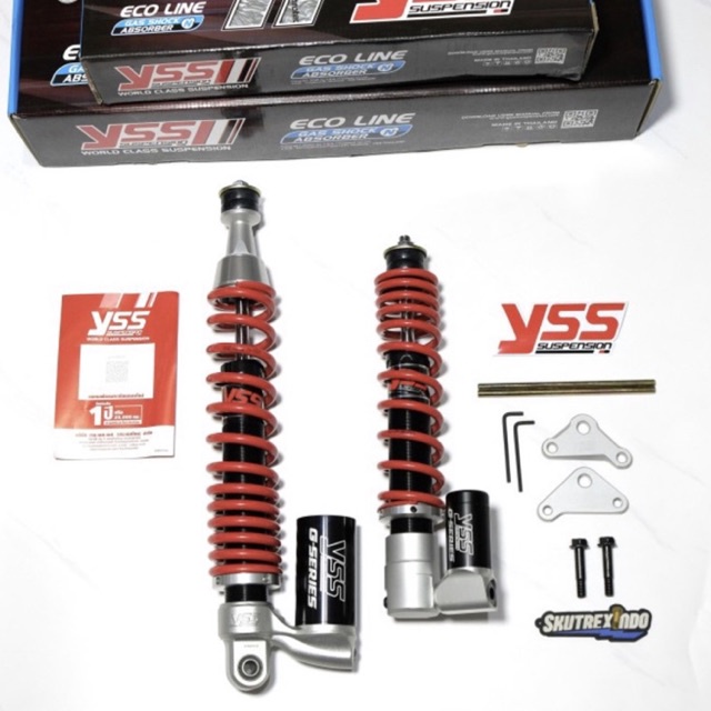 Jual Shockbreaker YSS Red New Model Set Front/Rear Vespa Sprint Iget ...