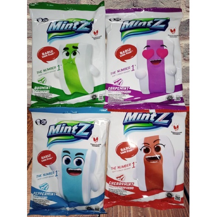 Jual HALAL PERMEN MINTZ CHEWY MINT LUNAK ISI 50 PCS CHERRYMINT ...