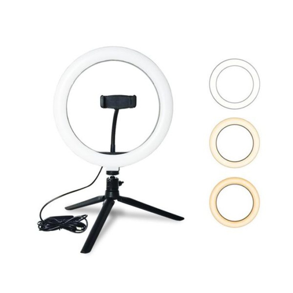 Jual Ring Light RGB 33 CM - 26 CM With Tripod Lampu Make Up Tiktok Live ...