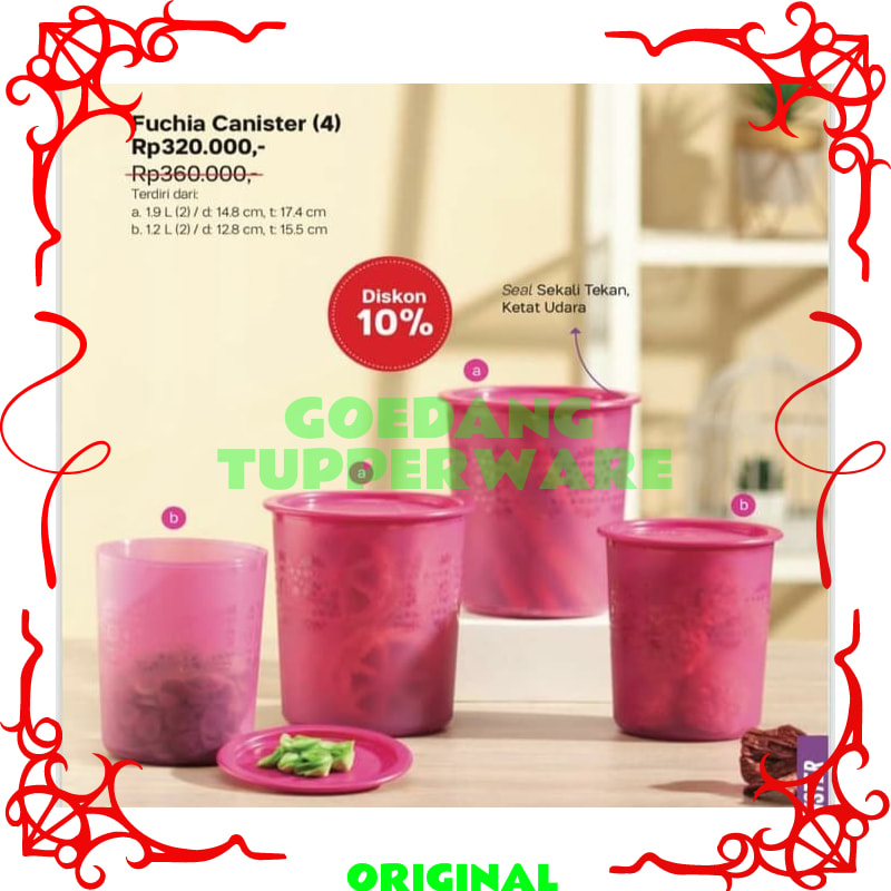 Jual Toples Tupperware Original-Toples Makanan Snack Plastik Tebal ...